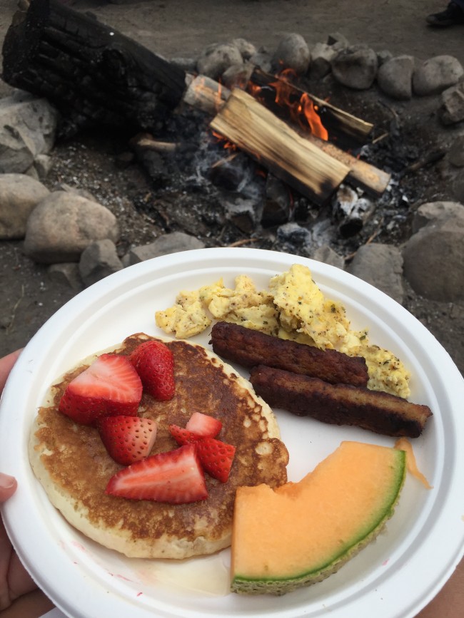 Campfire Breakfast on the River - Jackson Hole Restaurants